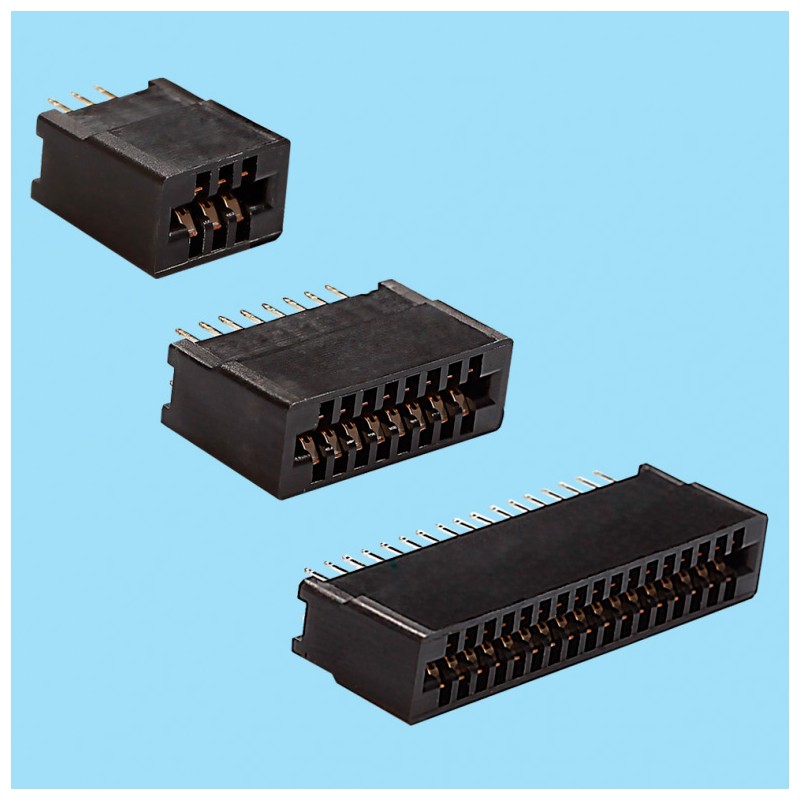 5470 / CPCB stright edge card connector - 2,54 mm pitch