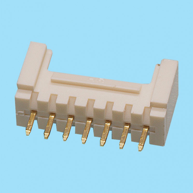 1986 / Conector recto simple fila polarizado paso 2,00 mm