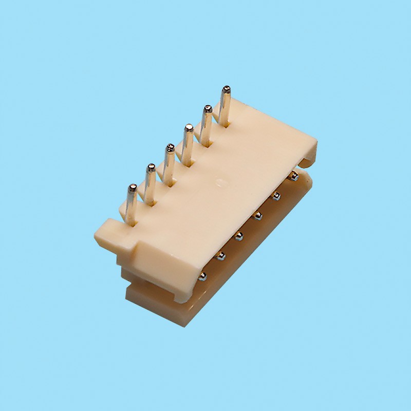 2537 / Polarized angled header - Pitch 2,50 mm