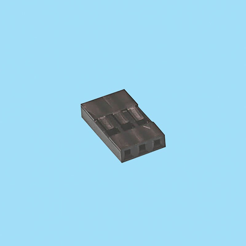 2651 / Crimp connector housing single row - Pitch 2,54 mm