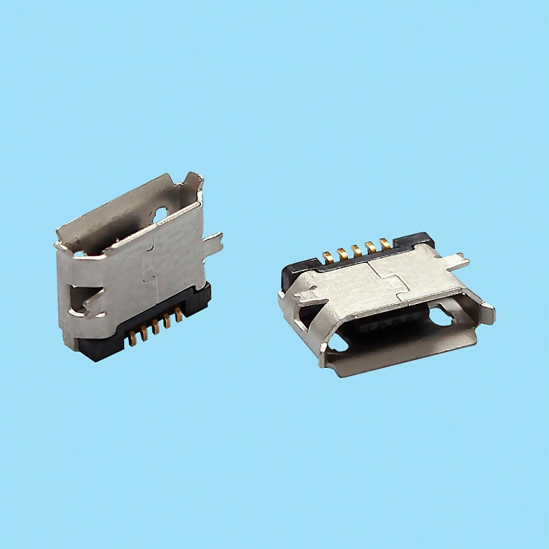 5571 / Micro conector USB hembra SMD acodado - MICRO USB 5571 / Micro conector USB hembra SMD acodado - MICRO USB