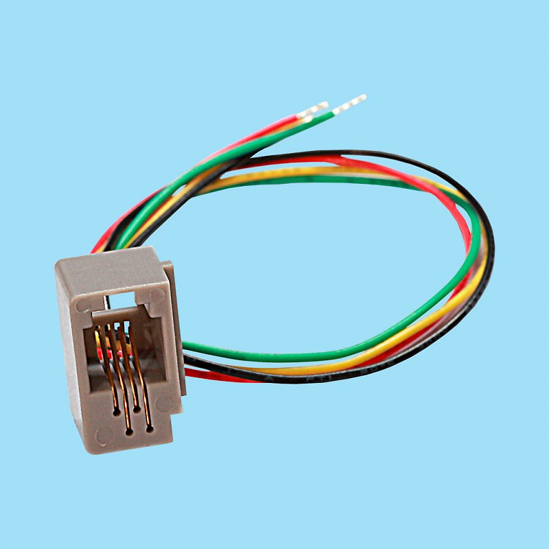6827 / Jack para cableados - Jack 4/4 modelo 616 T
