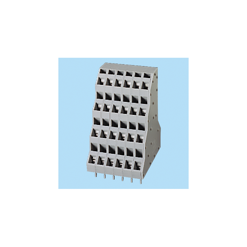 BCW4K500 / Screwless PCB terminal block Spring Clamp - 5.00 mm