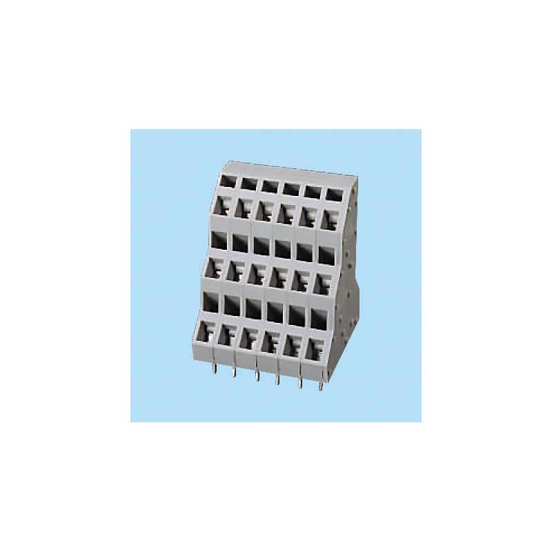 BCW3K508 / Screwless PCB terminal block Spring Clamp - 5.08 mm