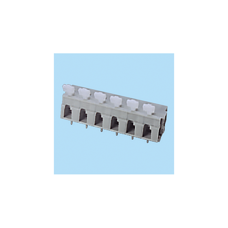 BCWKR750A / Screwless PCB terminal block Spring Clamp - 7.50 mm