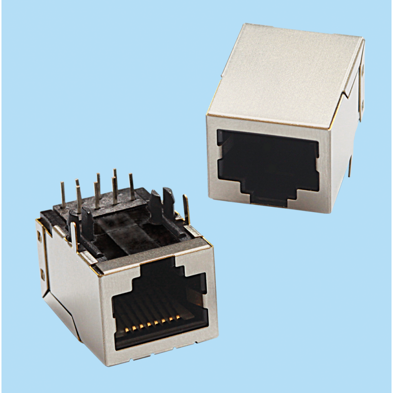 7675 / Side entry SMT shielded jack FCC-68 [Shielded side entry] CONEXCON