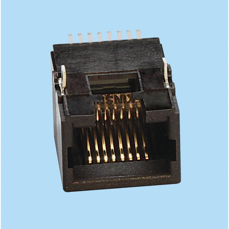 7570 / Side entry SMT shielded jack FCC-68 [Low profile - Side entry ...